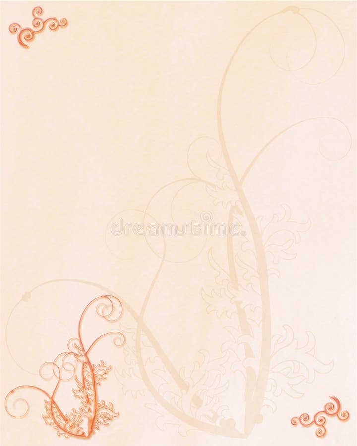 Peach Flourish Textured Background Paper Stock Illustration ...