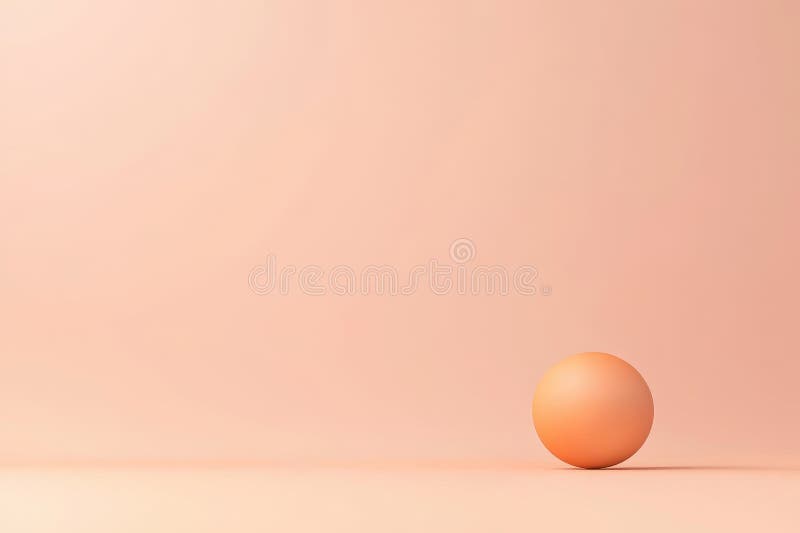 Peach Gradient Sphere Minimalist Background Simple Elegant Calm Serene ...