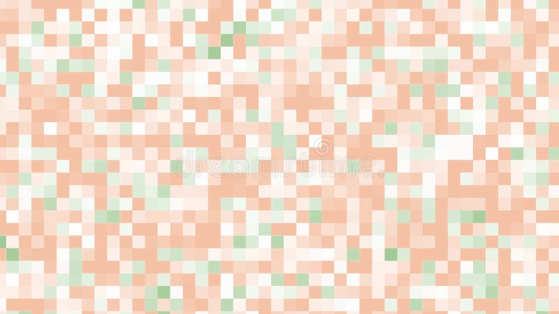 Peach and Green Squares Form a Pixelated Pattern Stock Video - Video of ...