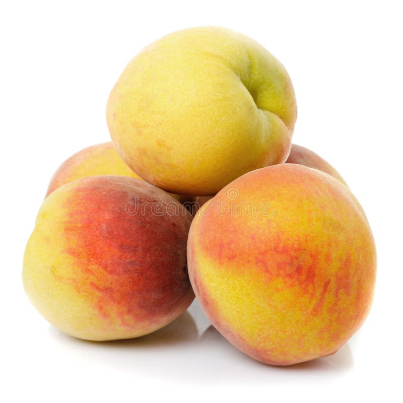 Peach isolated stock photo. Image of objects, healthy - 20546328