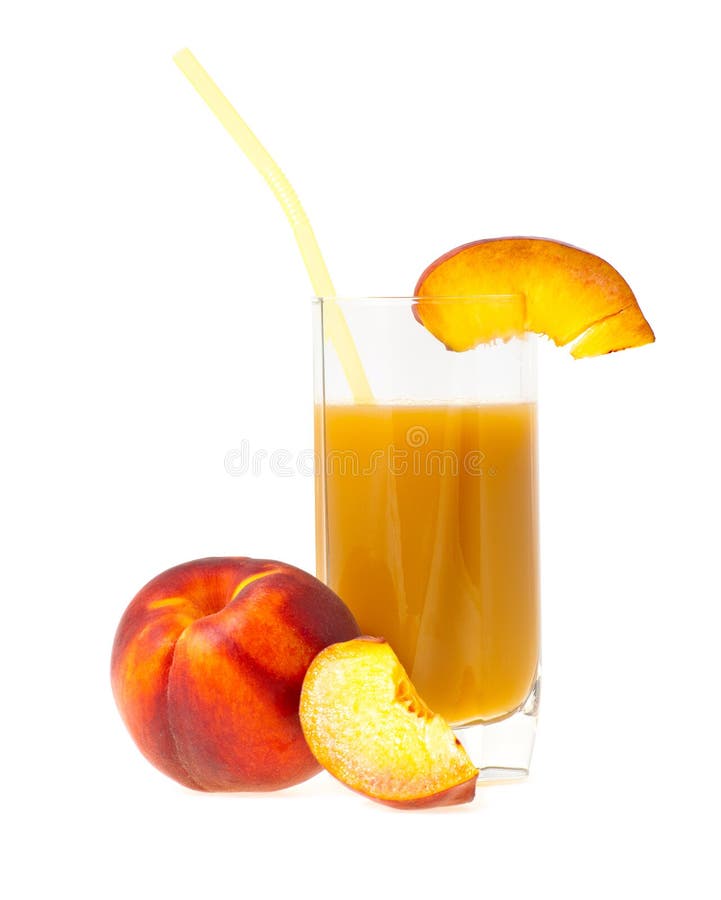 Peach juice stock photo. Image of organic, straw, liquid - 26469572