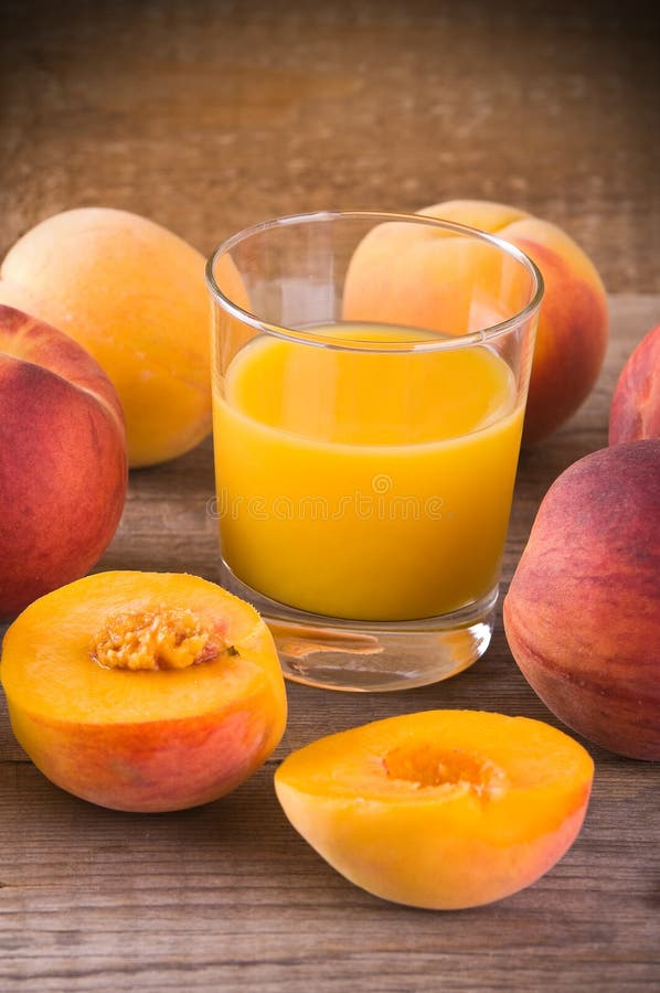 Peach juice. stock image. Image of orange, drink, dessert - 58211841
