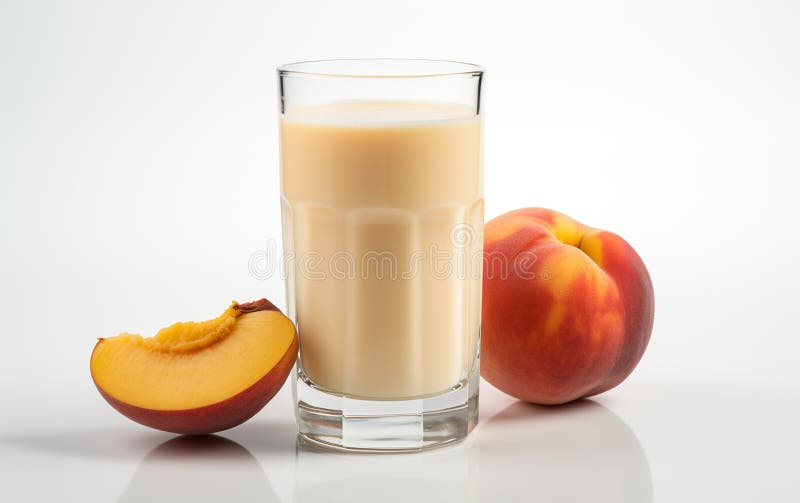 Peach Nectar with Transparency Stock Illustration - Illustration of ...