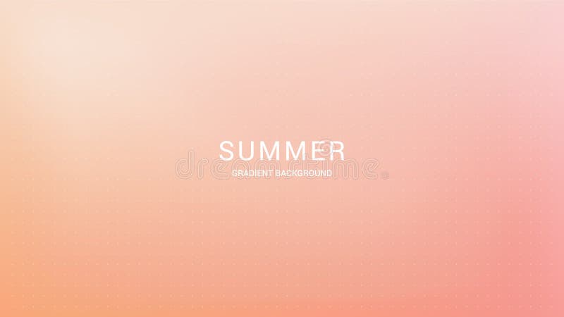 Peach Pink Gradient Background. Abstract Summer Wallpaper for Flyer ...