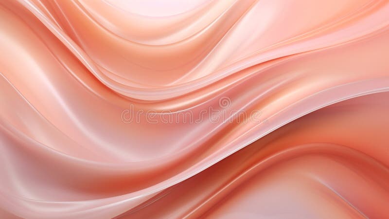 Peach and Rose Gold Fluid Color Waves Abstract Patterns Stock ...