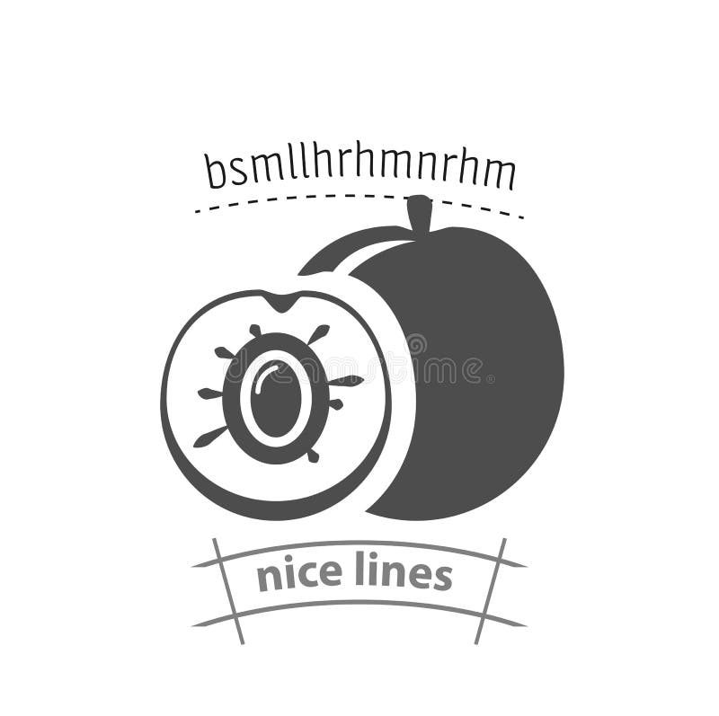 Peach Simple Icon. Peach Icon Stock Vector - Illustration of closeup ...