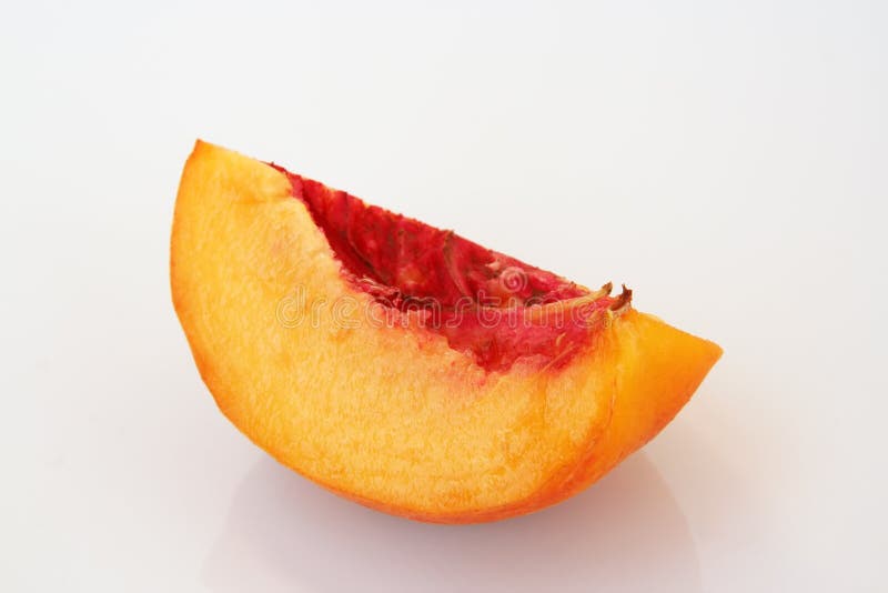 Peach Slice. Slice of Peach. Stock Photo - Image of peach, knife: 103204382
