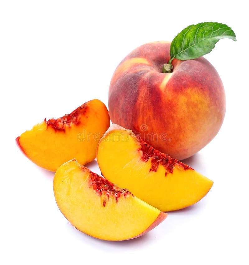 Peach slices stock image. Image of vitamin, peaches, nature - 78070611