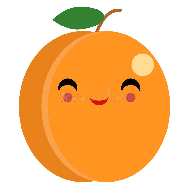 Peach Smiling Face with Smiling Eyes Vector Illustration Stock Vector ... Peach Smiling Face with Smiling Eyes Vector Illustration Stock Vector ...