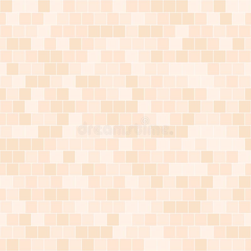 Peach Square Pattern. Seamless Vector Background Stock Vector ...