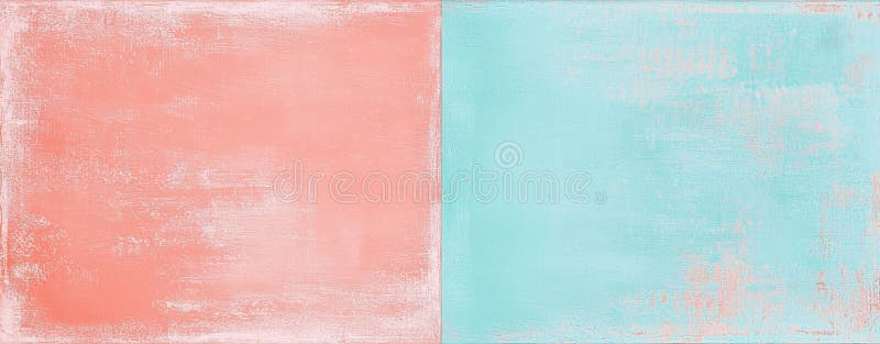 Peach and Turquoise Backgrounds are Forming a Split Complementary Color ...
