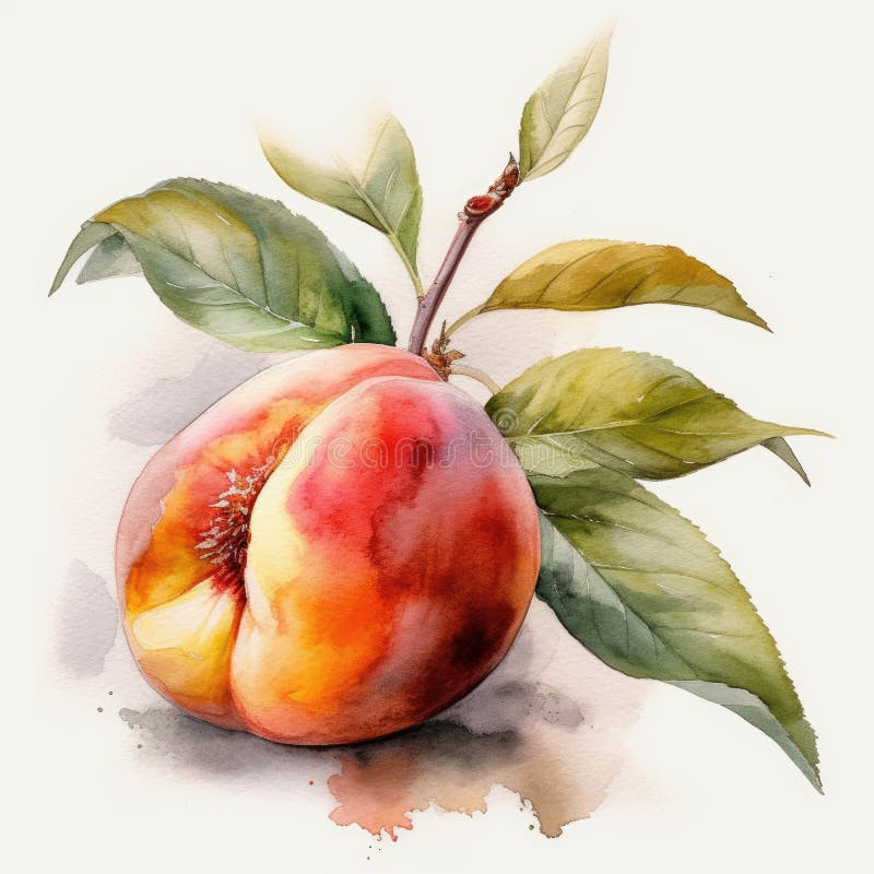 Peach Watercolor Background for Invitations and Posters. Stock ...