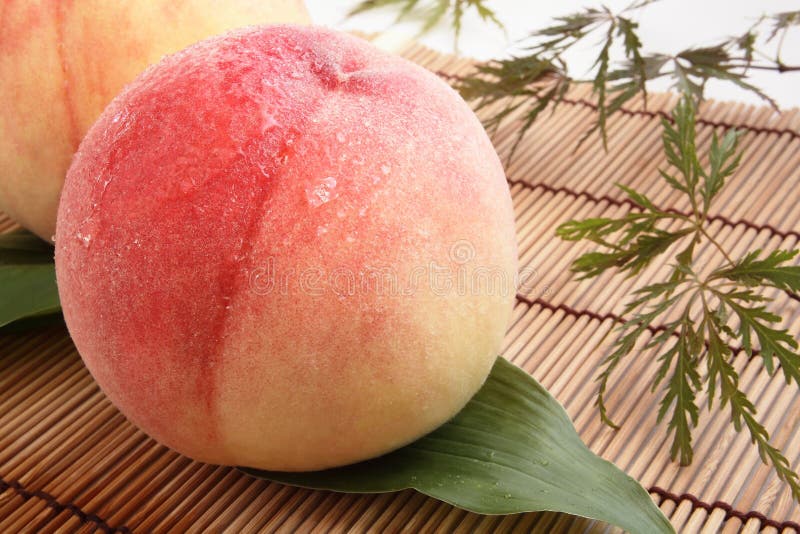 Japanese White Peaches Stock Photos - Free & Royalty-Free Stock Photos ...