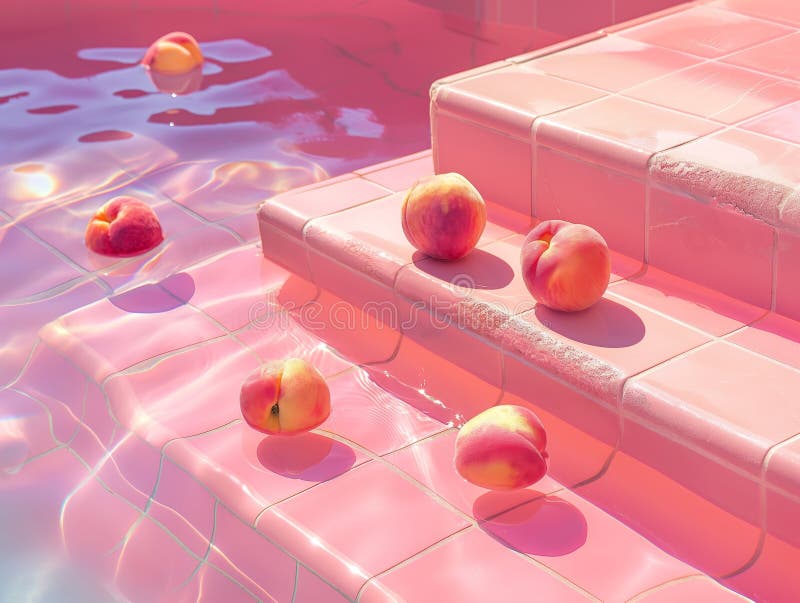 Peaches Pink Pool Steps Stock Photos - Free & Royalty-Free Stock Photos ...