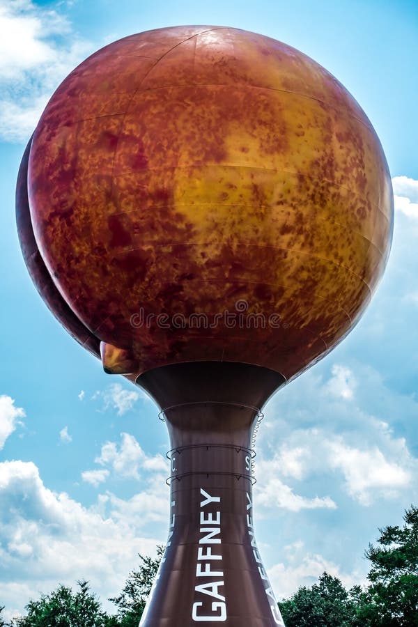 Peachoid Peach Water Tower in Gaffney South Carolina SC Along ...