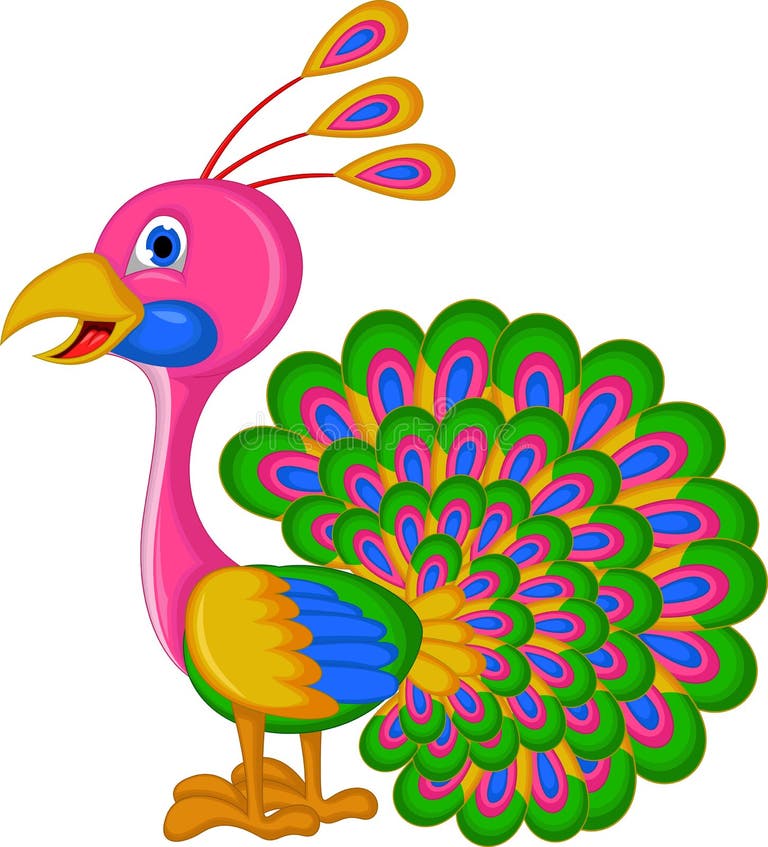 Colorful Decorated Peacock Stock Illustrations 283 Colorful Decorated