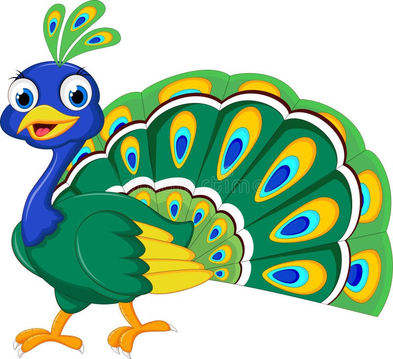 Colorful Decorated Peacock Stock Illustrations 108 Colorful Decorated