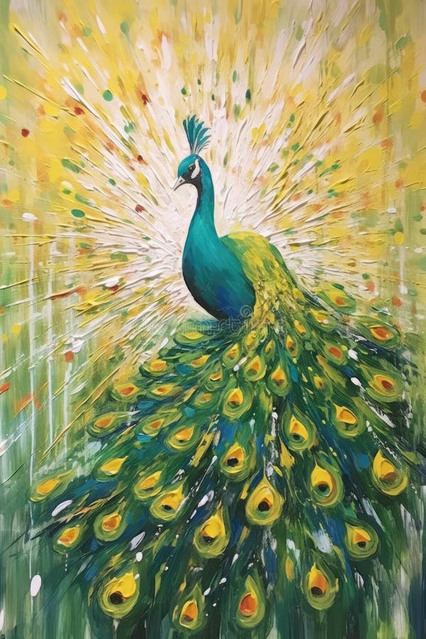 Peacock Form and Spirit through an Abstract Lens. Dynamic and ...