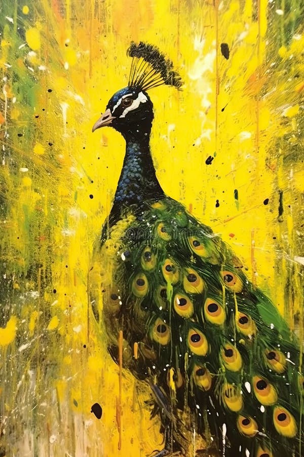 Peacock Form and Spirit through an Abstract Lens. Dynamic and ...