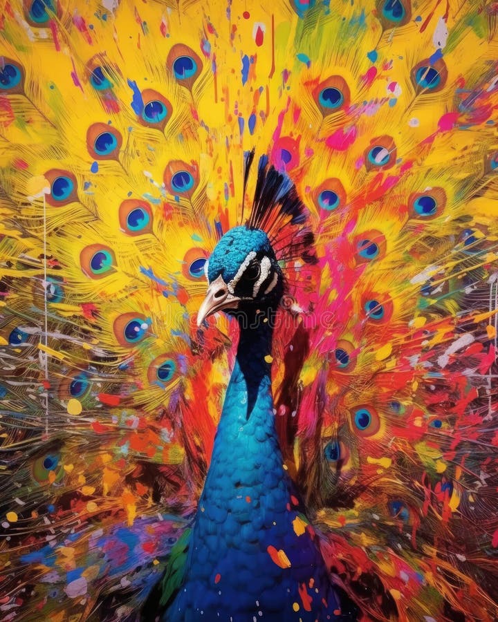 Peacock Form and Spirit through an Abstract Lens. Dynamic and ...