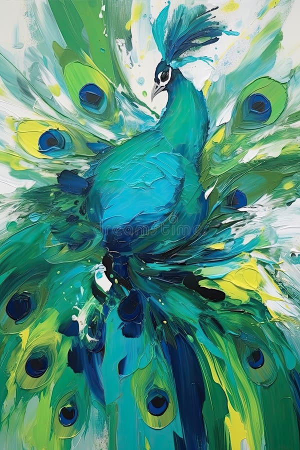 Peacock Form and Spirit through an Abstract Lens. Dynamic and ...