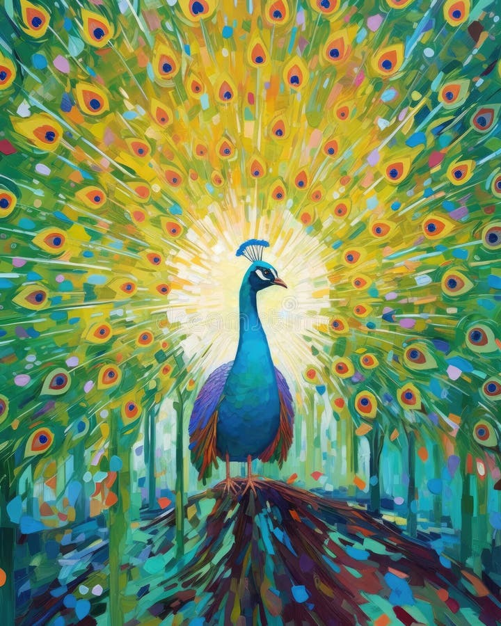 Peacock Form and Spirit through an Abstract Lens. Dynamic and ...