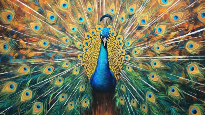 Peacock Form and Spirit through an Abstract Lens. Dynamic and ...