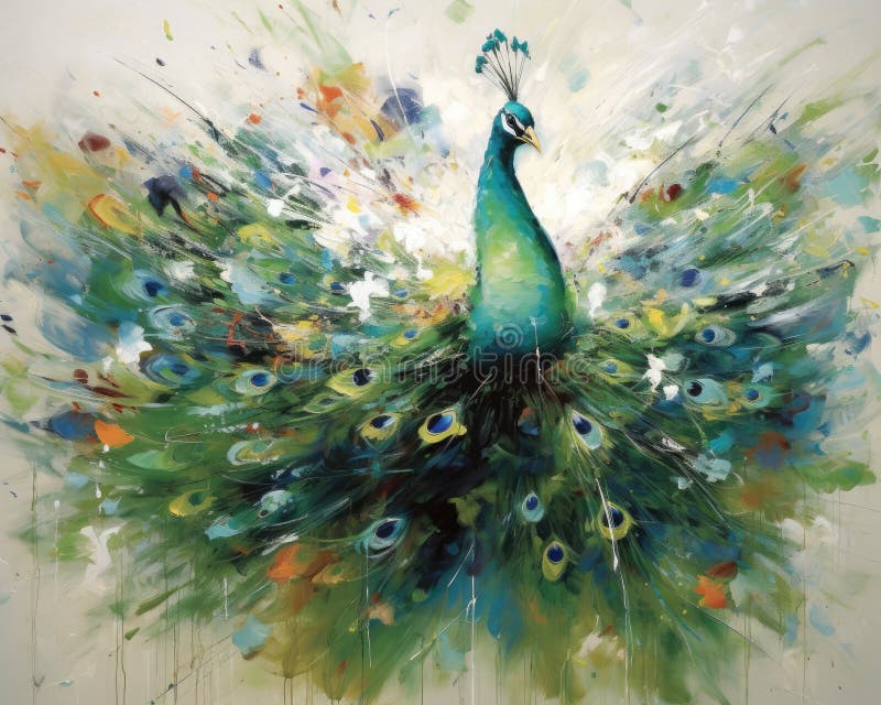 Peacock Form and Spirit through an Abstract Lens. Dynamic and ...