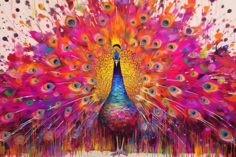 Peacock Form and Spirit through an Abstract Lens. Dynamic and ...