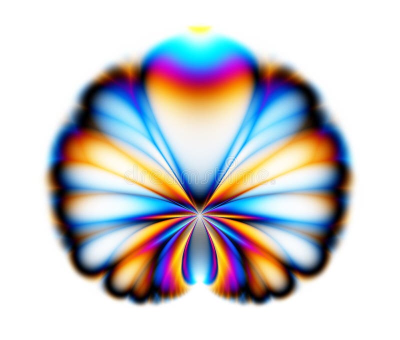 Peacock Fractal stock illustration. Illustration of abstract - 1344897