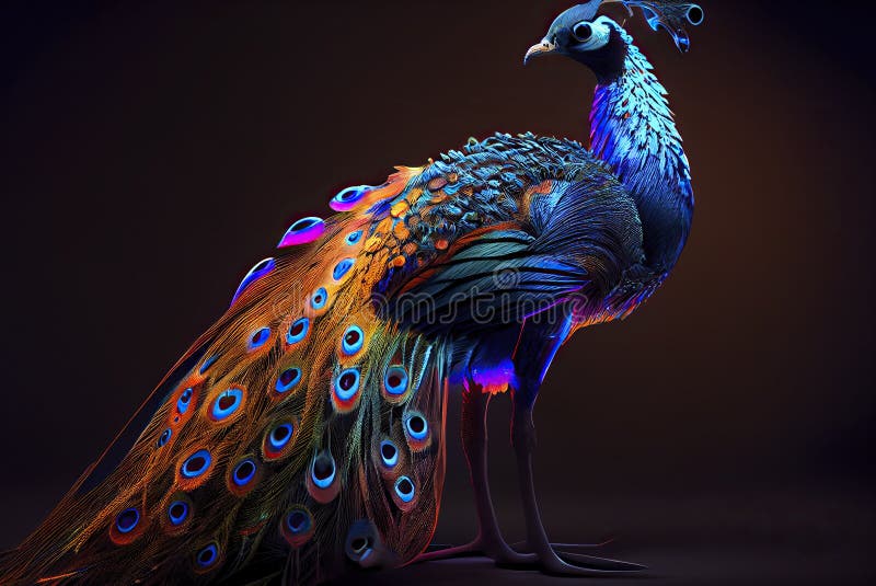 Neon Peacock Stock Illustrations – 402 Neon Peacock Stock Illustrations ...