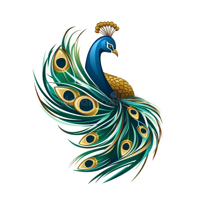 Captivating Peacock Stock Illustrations 200 Captivating Peacock Stock