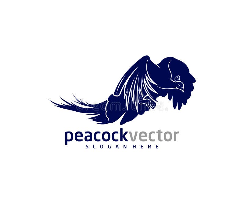 Peacock Logo Design Vector Template, Peacock Bird Illustration Stock ...