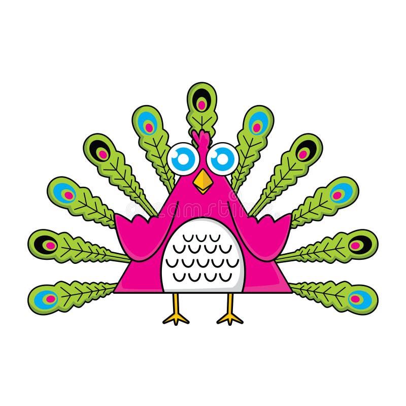Peacock. Vector Illustration Decorative Design Stock Vector ...