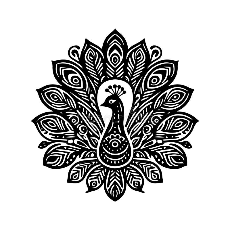 Peacock Vector Illustration Stock Vector - Illustration of color ...