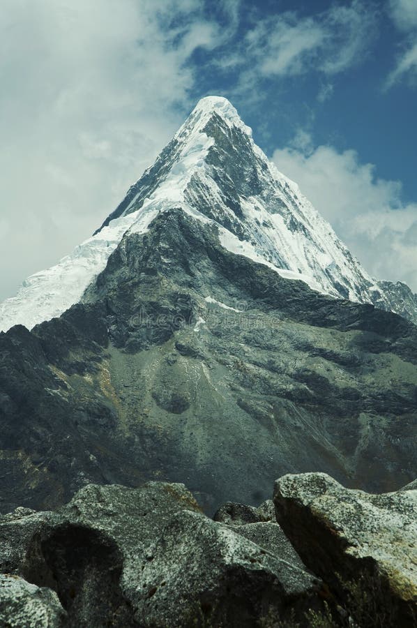 Peak Caraz stock photo. Image of active, bright, caraz - 1667306