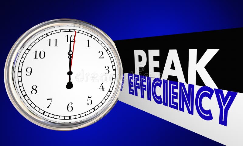 Time for Productivity Clock Efficiency Working Get Results Now Stock ...