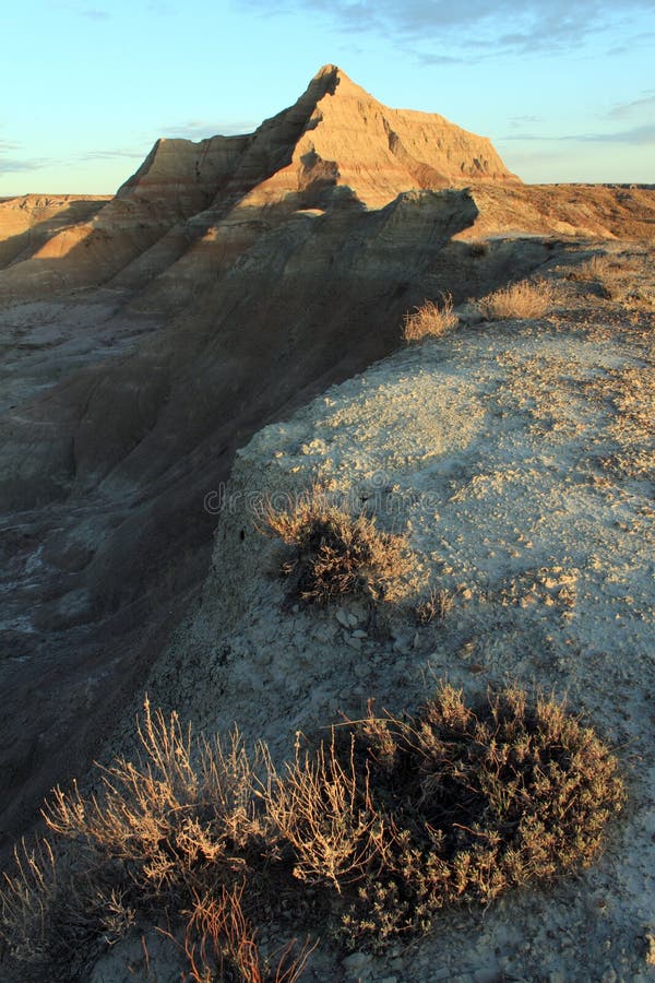 Peak at the End of the Ridge Stock Photo - Image of lakota, national ...