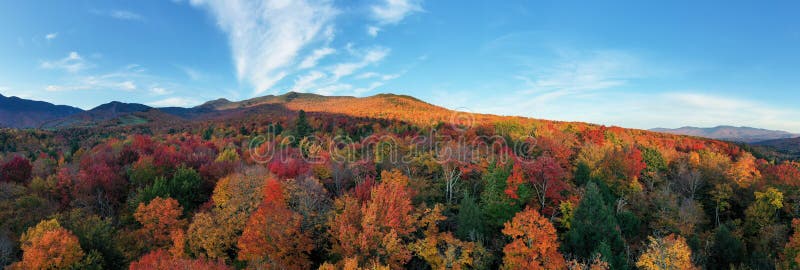Peak Foilage - Smugglers Notch, Vermont Stock Photo - Image of travel ...