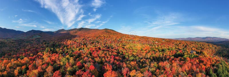 Peak Foilage - Smugglers Notch, Vermont Stock Image - Image of vermont ...