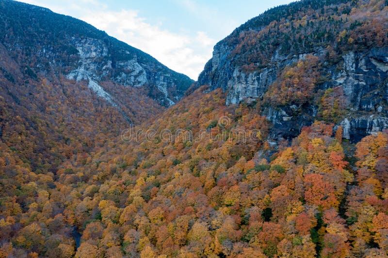 Peak Foilage - Smugglers Notch, Vermont Stock Photo - Image of natural ...