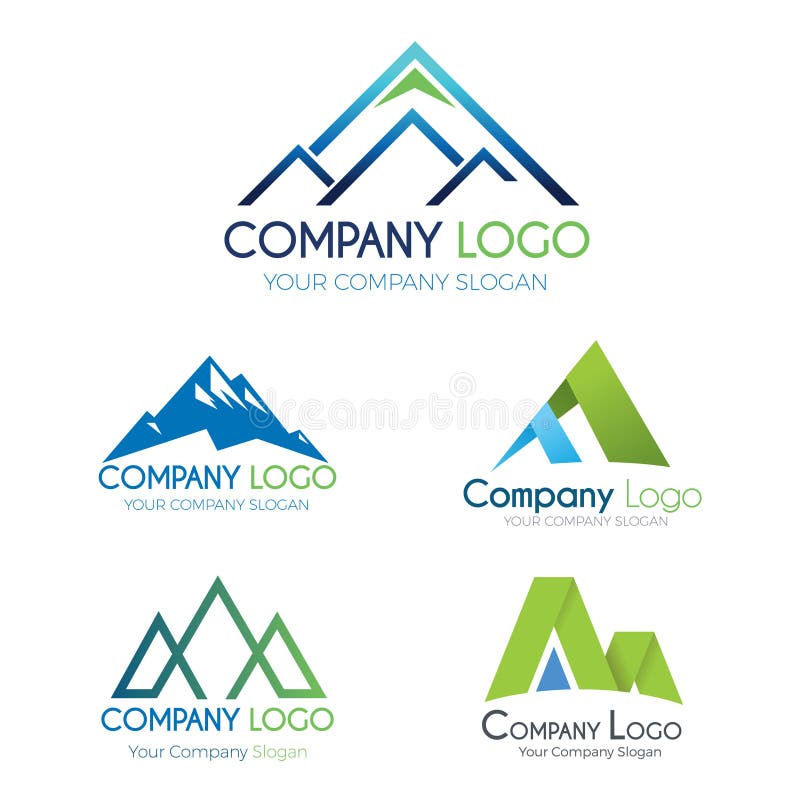 Peak logo and icons stock vector. Illustration of icon - 65846204
