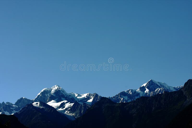 The Peak of Mount Cook stock image. Image of panorama - 24868329