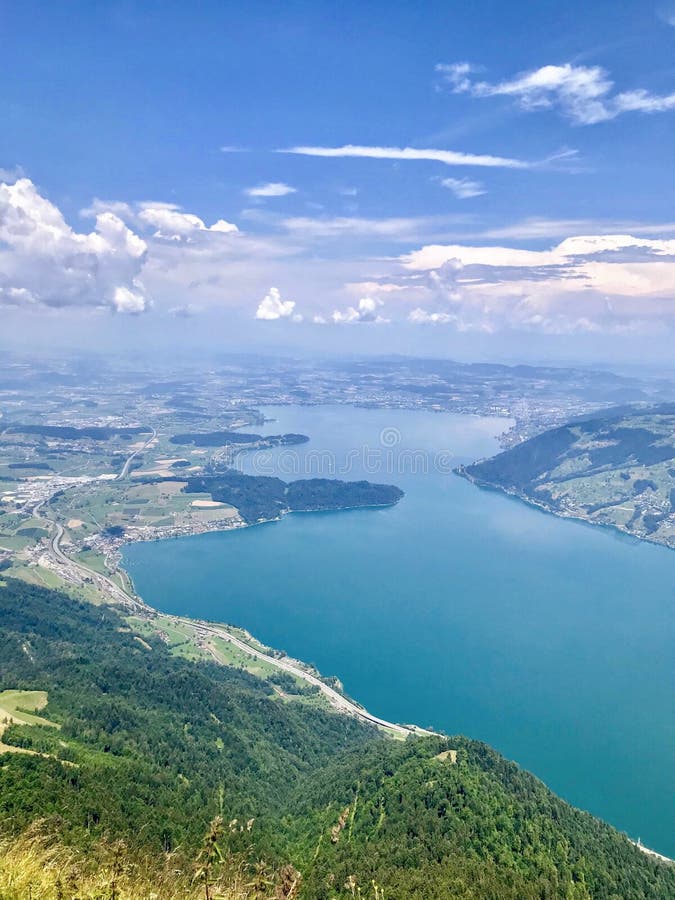 Peak of Mount Rigi stock photo. Image of massif, lake - 141691914