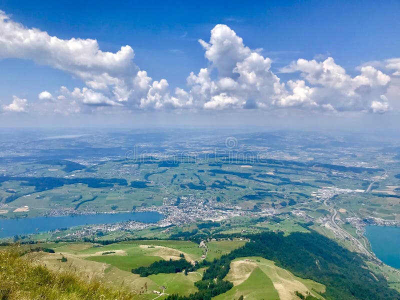 Peak of Mount Rigi stock photo. Image of view, city - 141692134