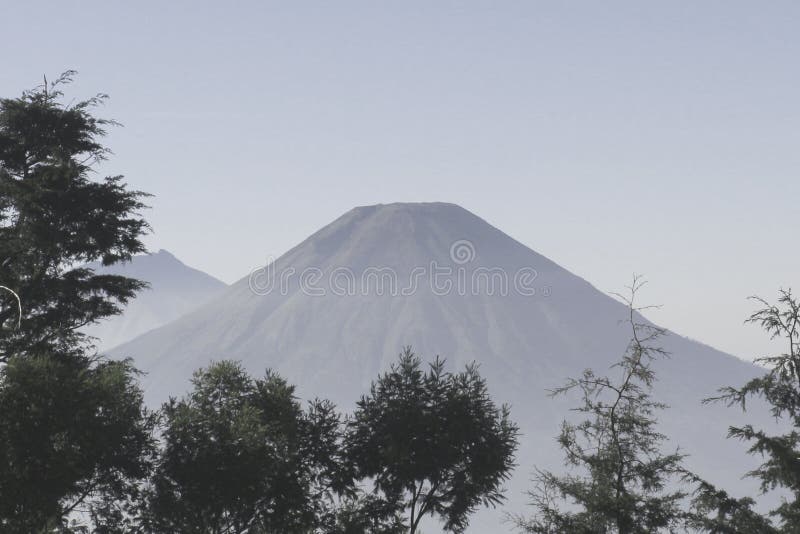 Sindoro Volcano in Central Java Stock Image - Image of indonesia ...
