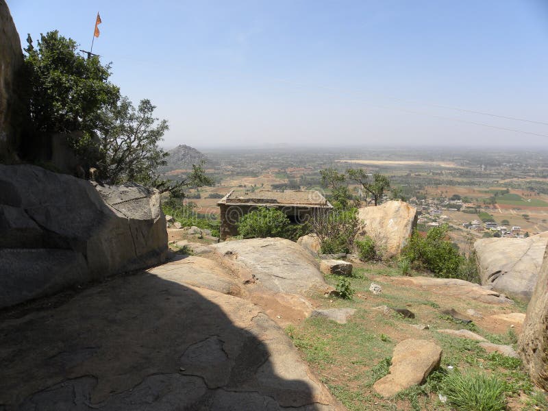 At the Peak of the Mountain at Kaivara Stock Image - Image of ...