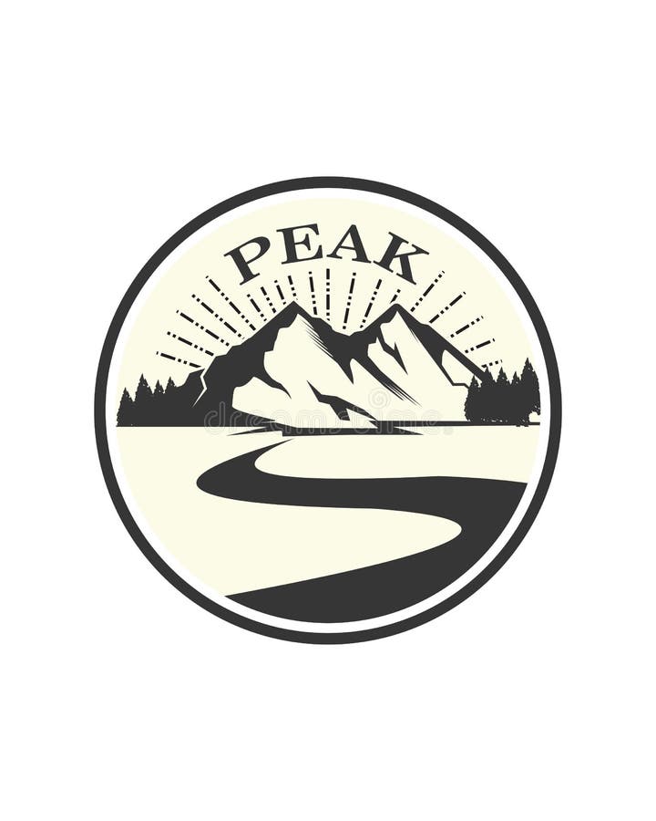 Peak Mountain Logo , Mountain Logo Vector Stock Illustration ...