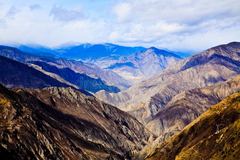 Peak mountain view point stock image. Image of blue, nature - 33633673