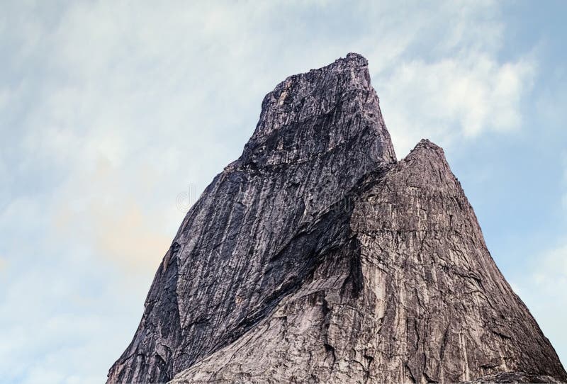 The Peak of Norways National Mountain Stetind Stock Photo - Image of ...